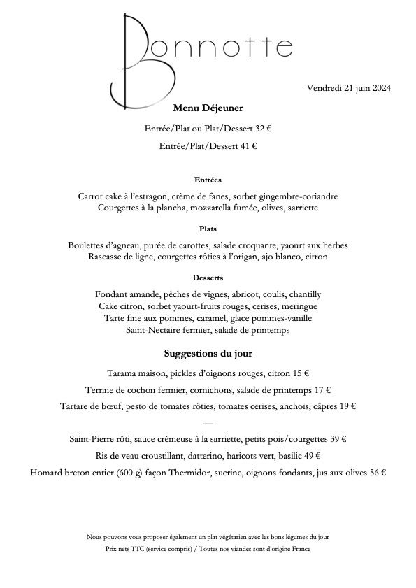 Les Cartes – Bonnotte